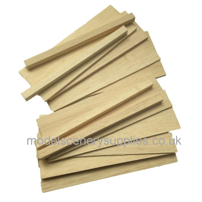 Balsa Wood for model making and model railways